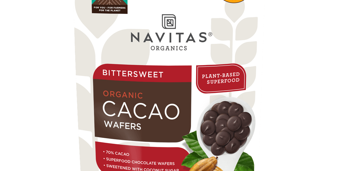 Bittersweet Cacao Wafers | Navitas Organics