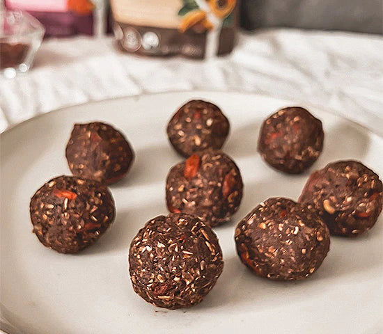 Chocolate Goji Berry Bliss Balls Recipe | Navitas Organics