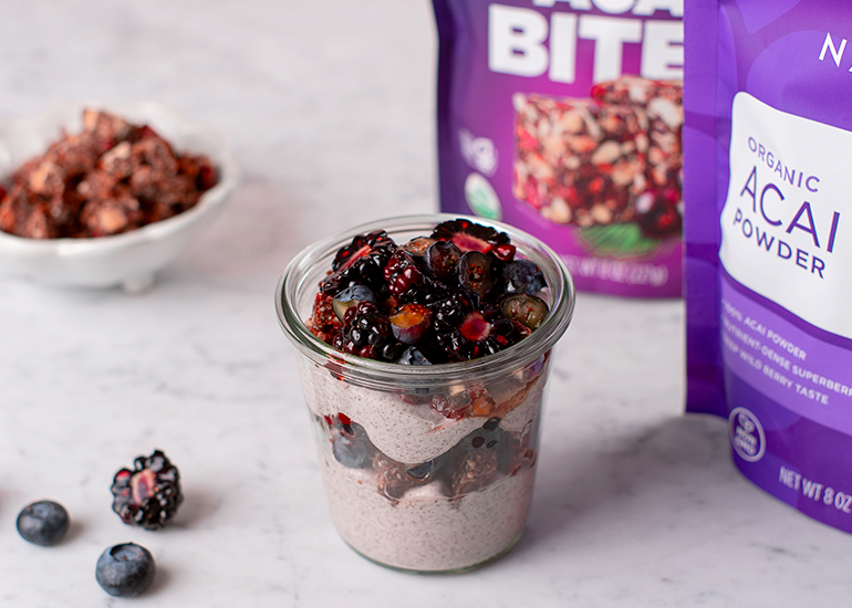 Acai Berry Yogurt Parfait | Navitas Organics