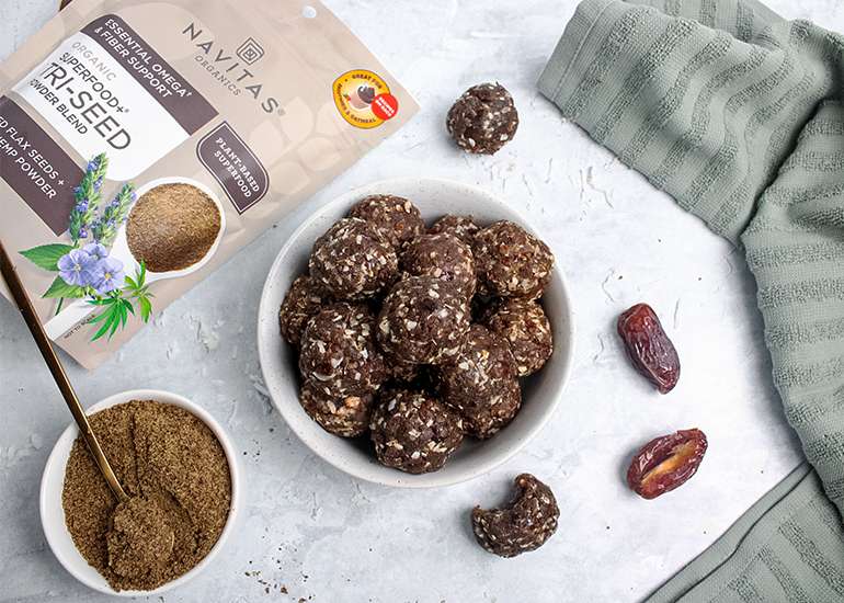 CocOmega Energy Balls | Navitas Organics
