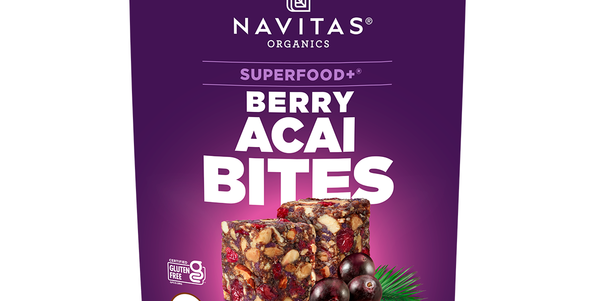 Superfood+ Berry Acai BITES | Navitas Organics